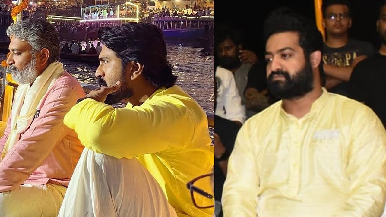 Ram Charan, Rajamouli & NTR At Varanasi | RRR Movie | Telugu Tonic ...