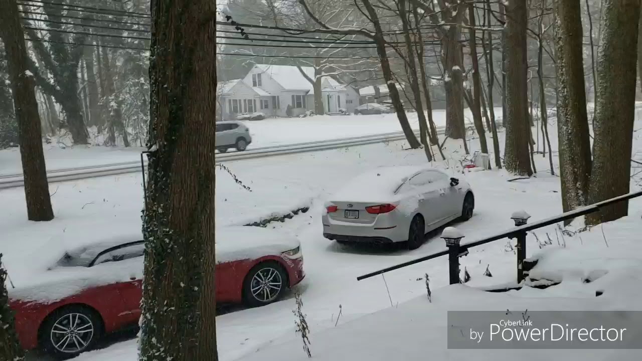 SNOW storm of 2019 - YouTube