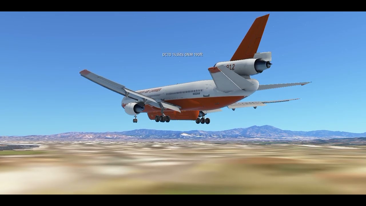 INFINITE FLIGHT DC-10 Air Tanker lands at John Wayne / Orange County ...