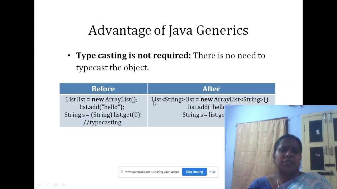 Generic Classes || OOPS || CSE || KRCT - YouTube