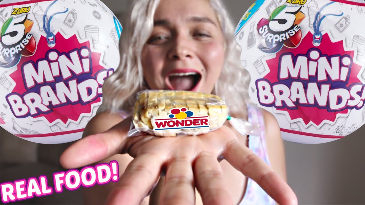 MINI BRANDS! We Made Tiny Mini Brands Bread *EASY TUTORIAL* - YouTube