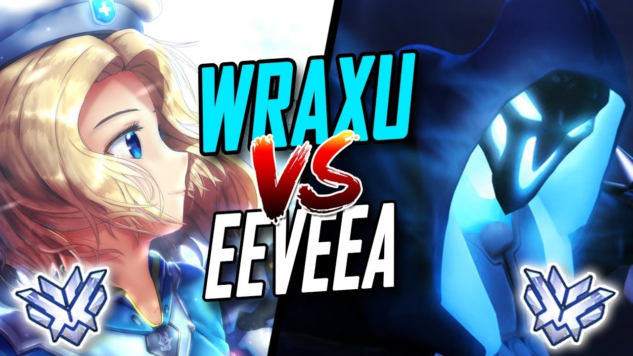 WRAXU AS REAPER VS WORLD RANK #1 MERCY EEVEEA [ OVERWATCH TOP 500 ...