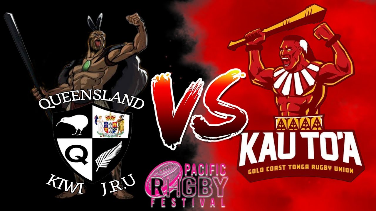 Qld Kiwis v Kou Toa Tonga | Pacific Youth Rugby Festival 2024 - YouTube