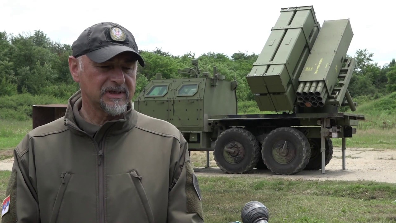 Serbia demonstrates new domestically produced artillery rocket system ...