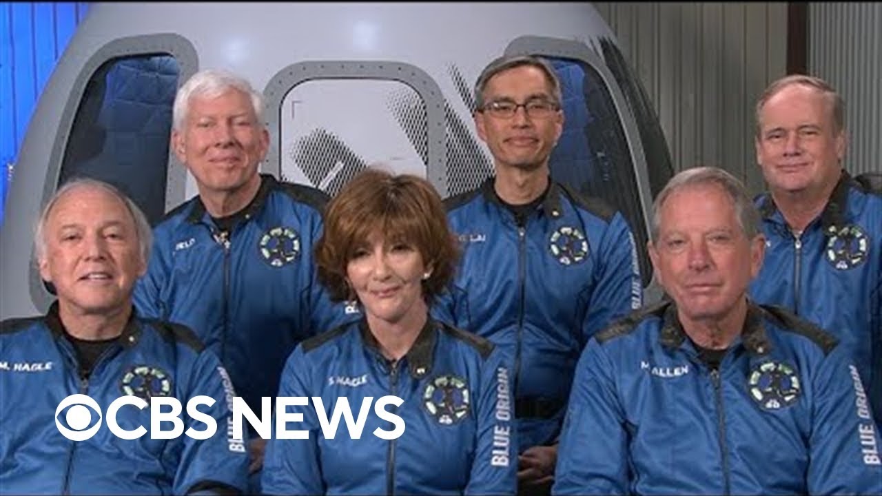 Blue Origin crew discusses trip of a lifetime ahead of launch - YouTube