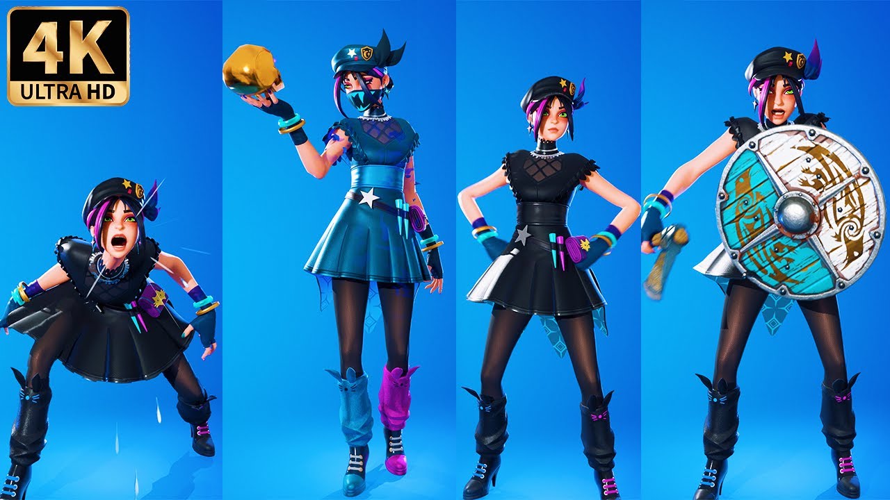 Huntress Helsie Fortnite Doing Built In Emotes #fortnite #fyp #gaming ...