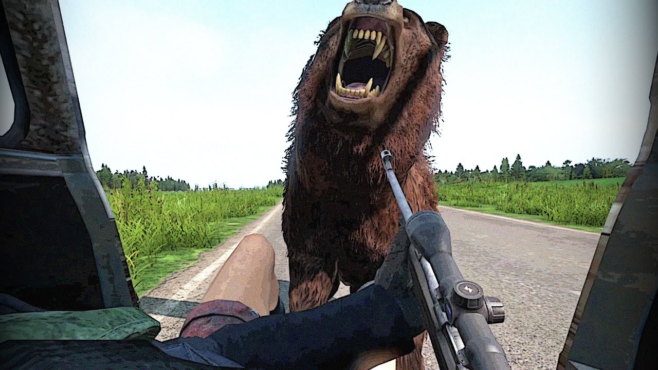 When your friend spawns next to a bear... (DayZ Moments #11) - YouTube