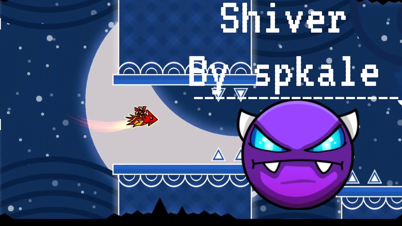 (easy demon)shiver 100% by spkale|[all coins]|Geometry dash - YouTube