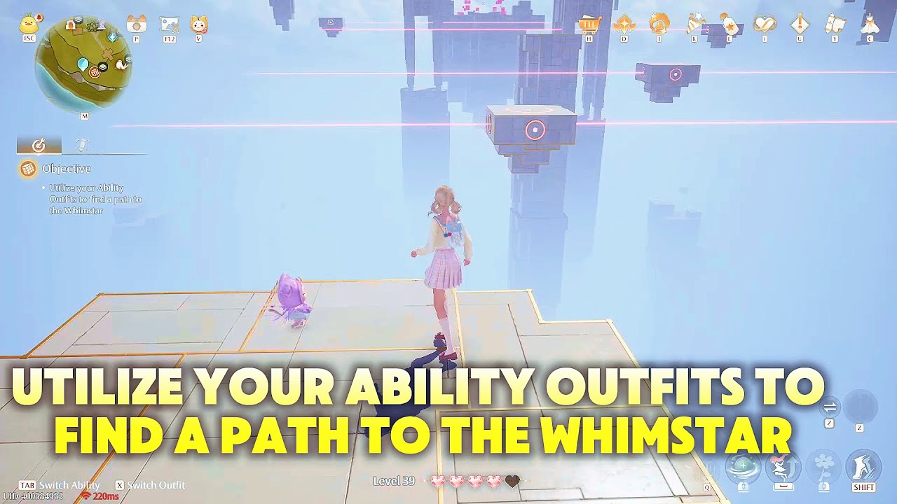 Utilize your Ability Outfits to find a path to the Whimstar 6 ...