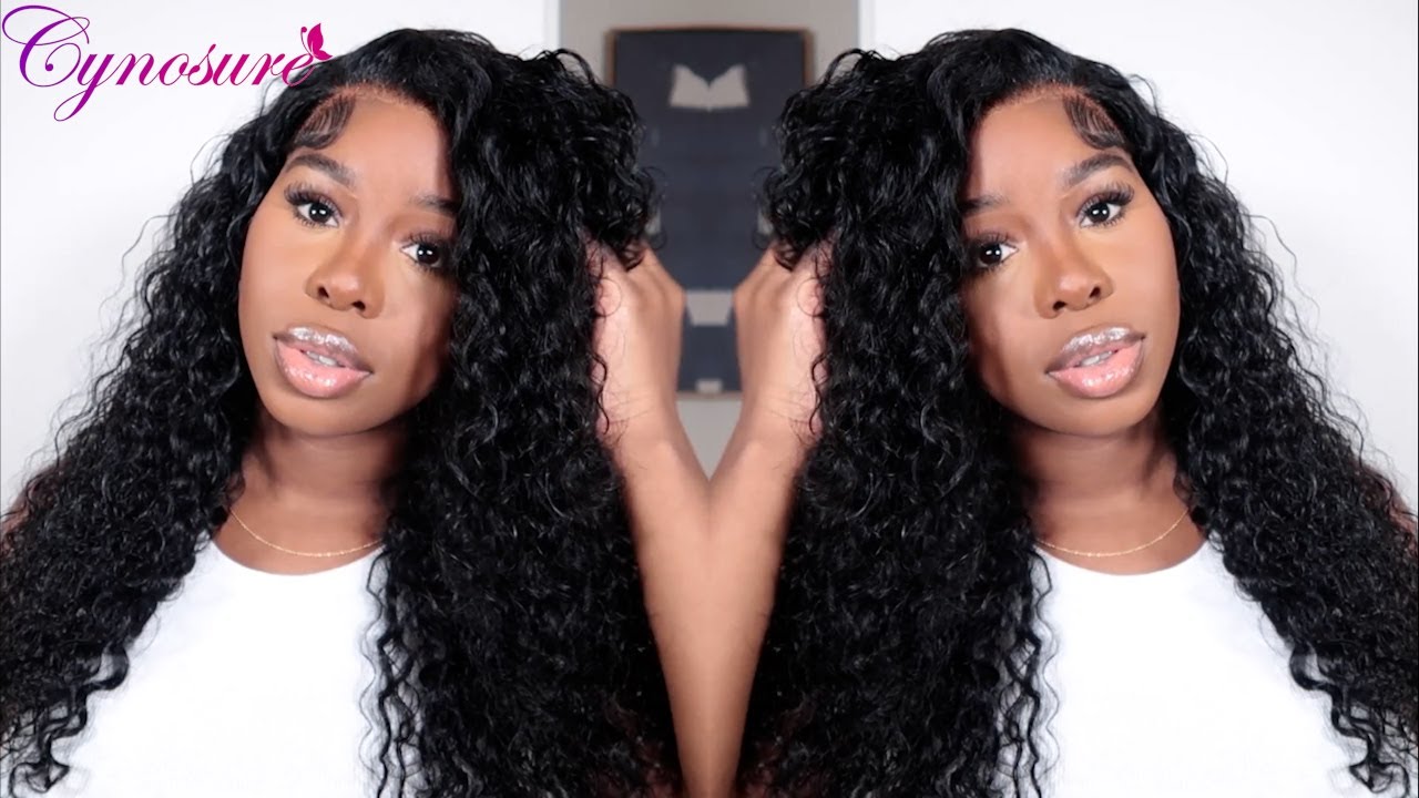 How to Do Fluffy Edges and Glueless Install on The Besy Water Wave Wig ...