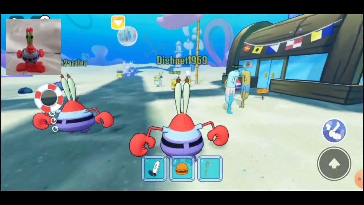 Mr. Krabs Plays SpongeBob SquarePants: The Spongy Construction Project ...