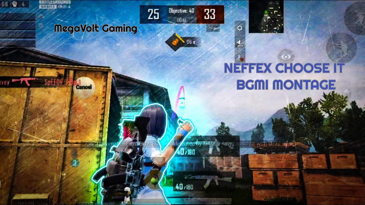 NEFFEX CHOOSE IT BGMI MONTAGE - YouTube
