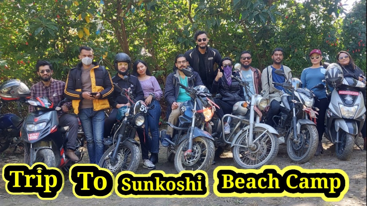 A Beautiful trip To Sunkoshi Beach Camp|| sukute beach || Fun and ...