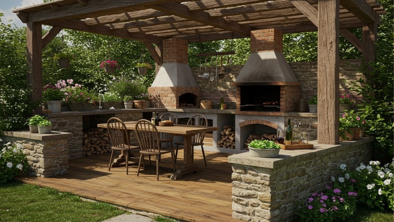 You Won’t Believe These Rustic Outdoor Kitchen Patios! | Genius ...