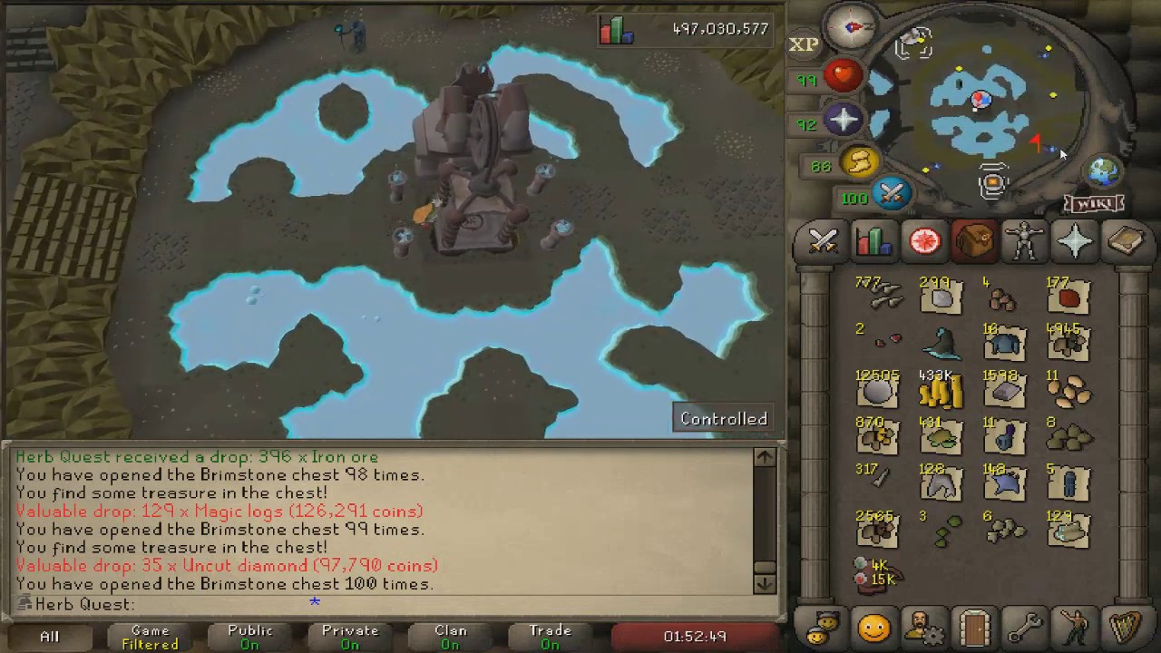 Loot from 100 阴阳 Brimstone Keys 陰陽 from the Brimestone Chest on Mount ...