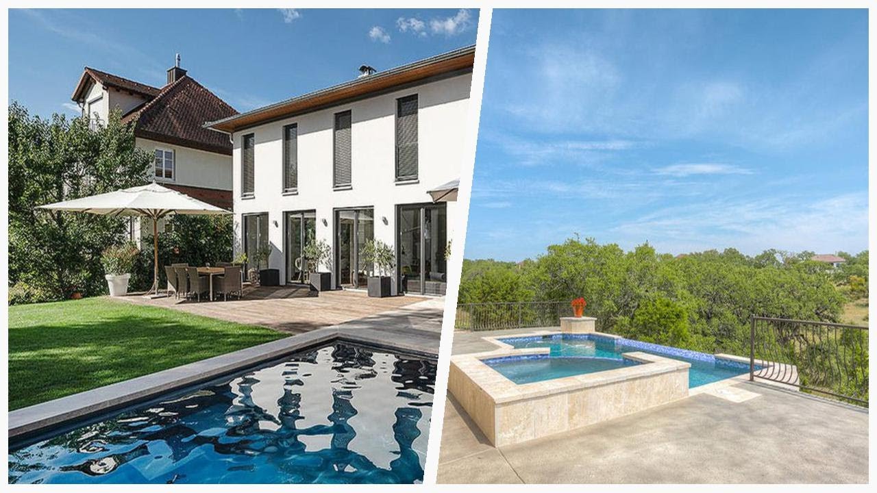 75 Large Beige Pool Design Ideas You'll Love ☆ - YouTube