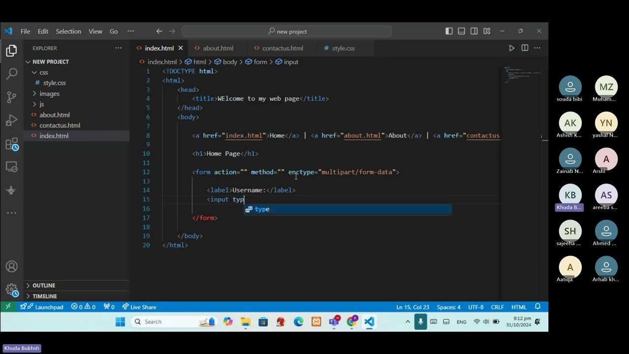 Web Development 2024 | HTML Lecture 05 Forms - YouTube