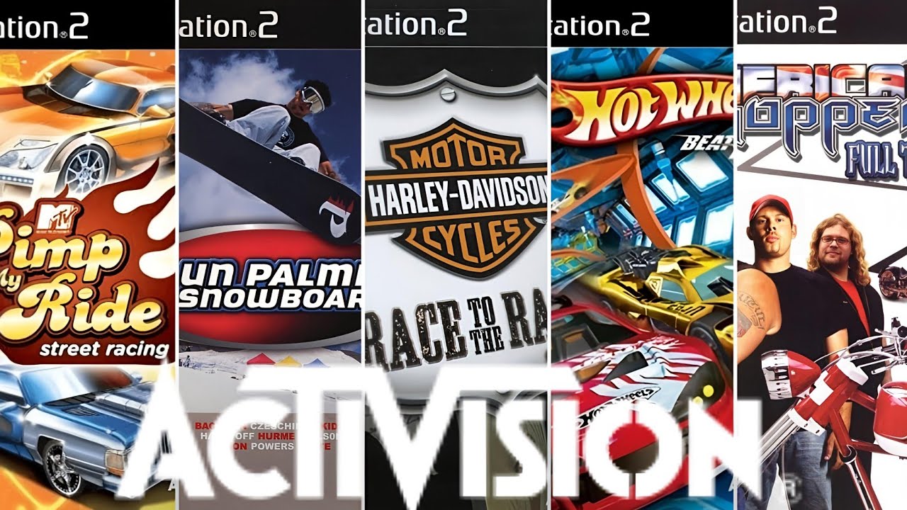 TOP 10 BEST ACTIVISION RACING GAMES FOR PS2[PLAYSTATION 2] - YouTube
