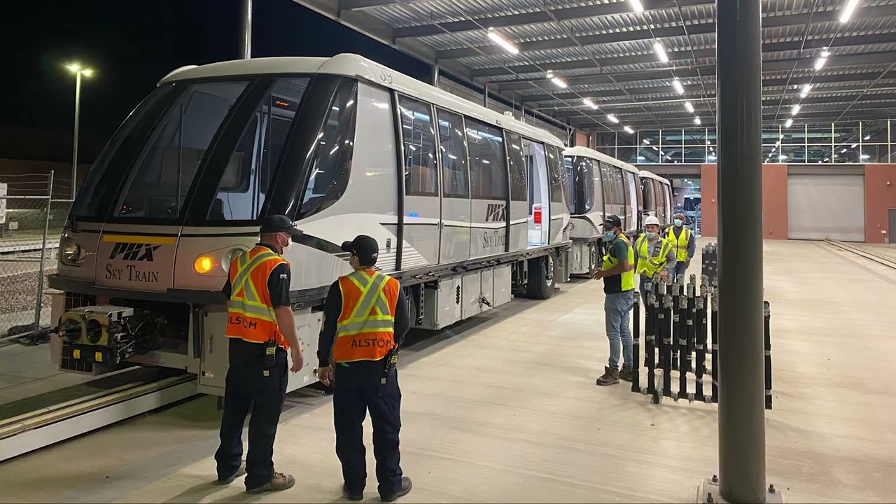 PHX Sky Train Phase 2 Testing - YouTube