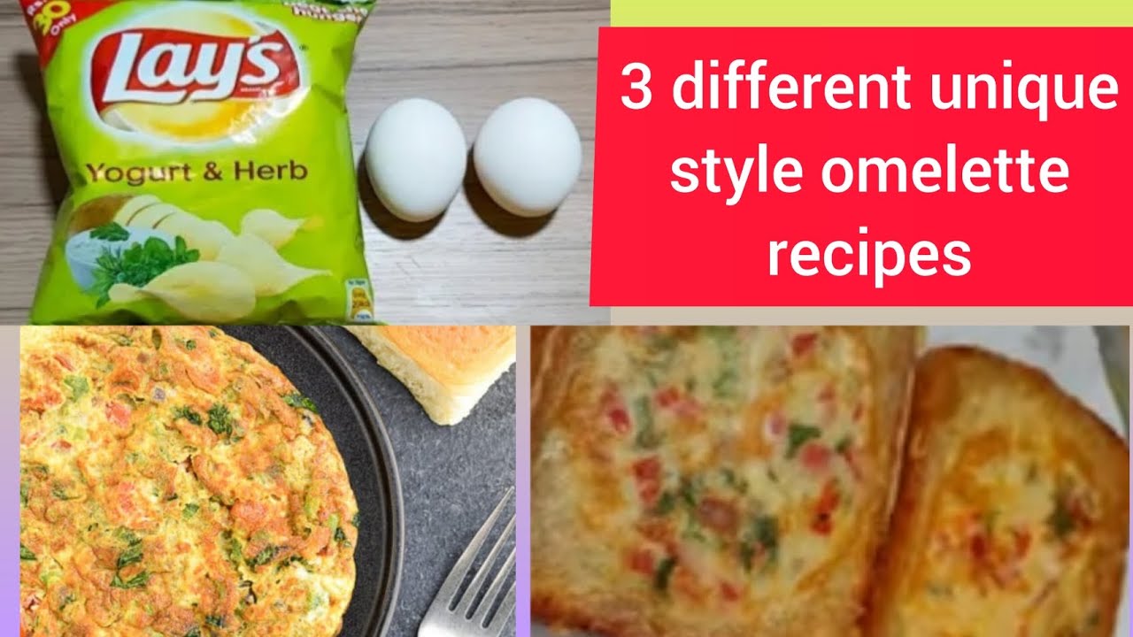 three unique style omelette recipes| omelette recipe by ijaz Ansari ...