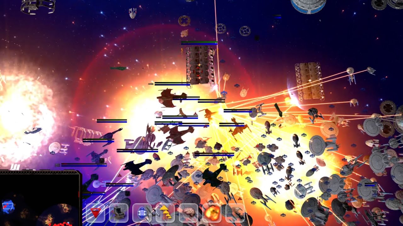 Star Trek Armada 2 Dominion War Mod - Klingons Vs 2 Player Map ...