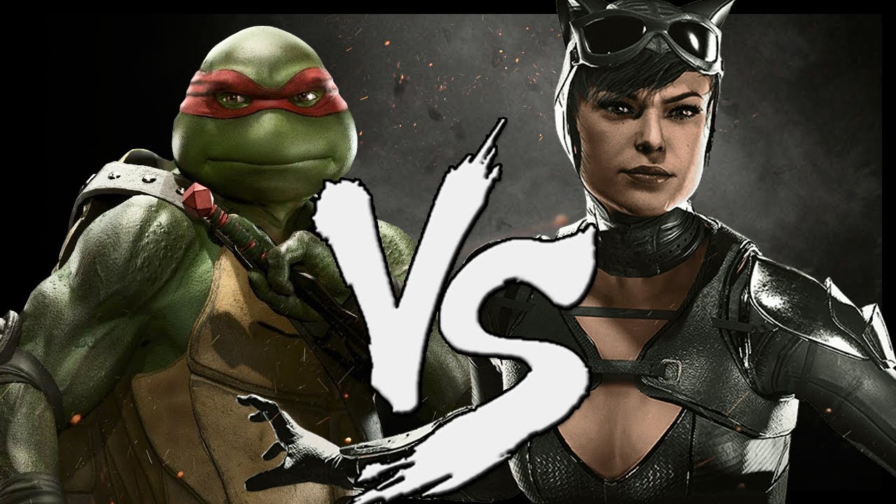 Injustice 2: Raphael TMNT vs Catwoman (Injustice Versus) - YouTube