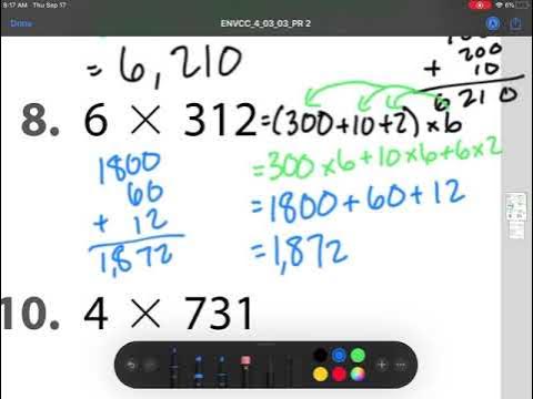 Lesson 3-3 The Distributive Property EnVision Math 4th Grade - YouTube