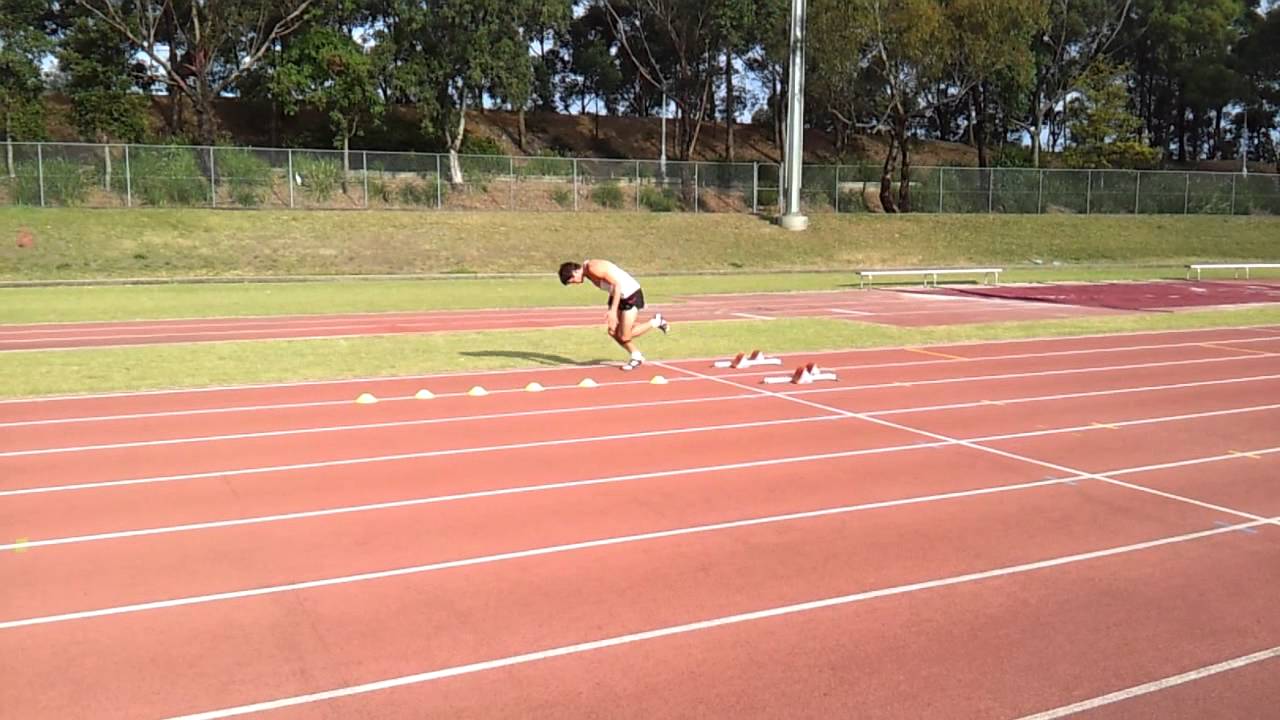 20m sprint - acceleration work - YouTube