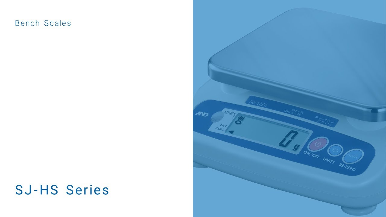 SJ-HS Series of Bench Scales - YouTube