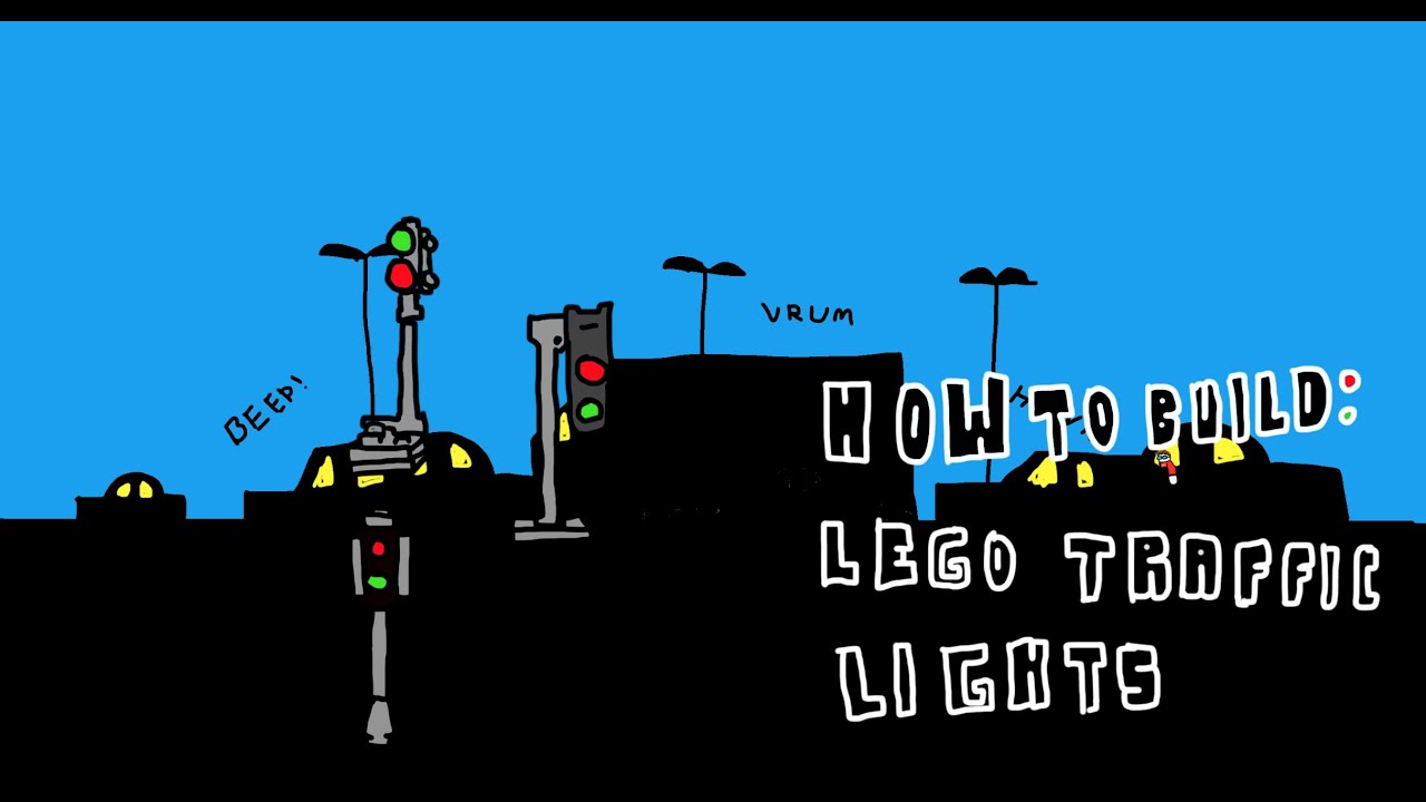 How to Build: Lego Traffic Lights - YouTube