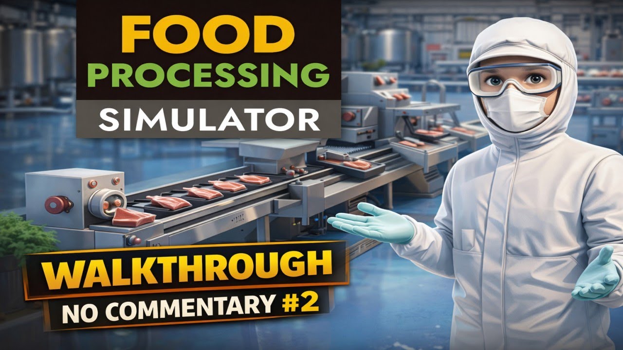Food Processing Simulator | Walkthrough | No Commentary #2 - YouTube