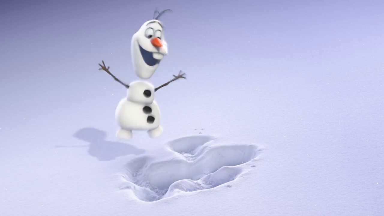 Olaf's Schneeengel | Filmclip | «Die Eiskönigin» - YouTube