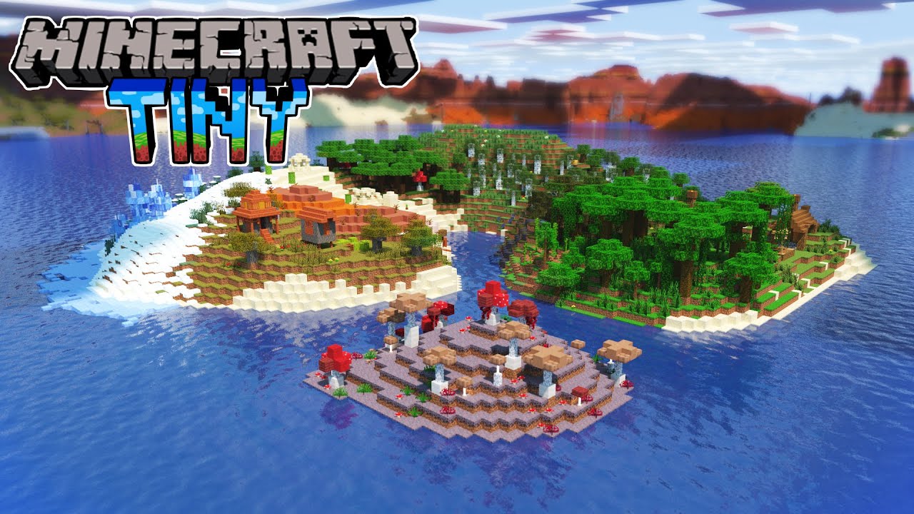The Tiny versions of all the Biomes (mostly) in Minecraft! - YouTube