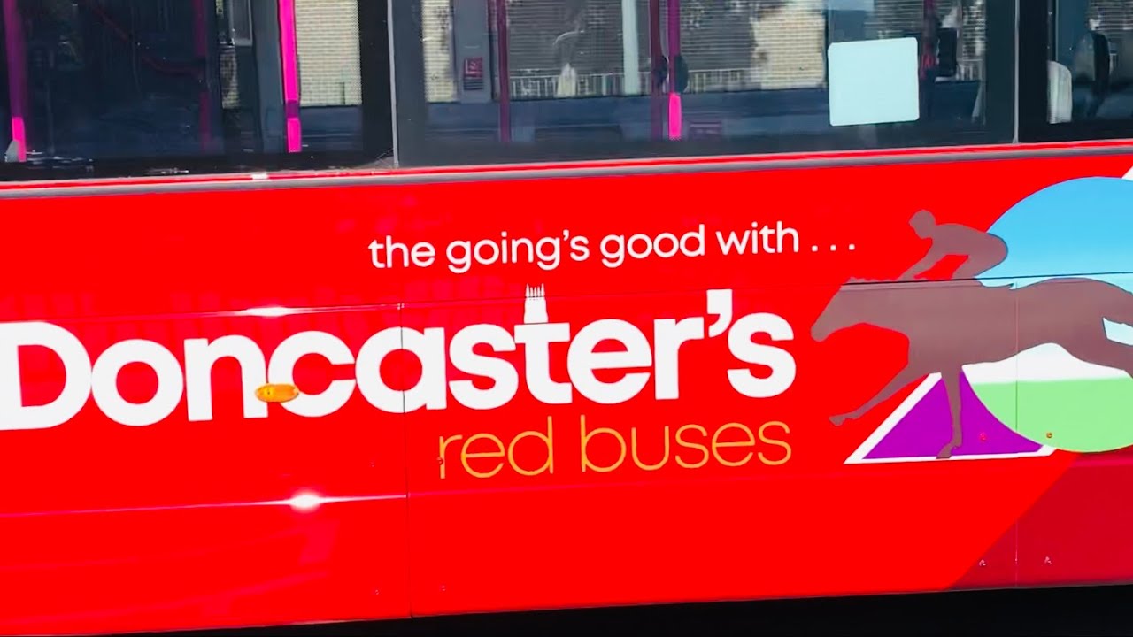 First Bus Doncaster Red Buses 36238 Sticker Off Doncaster Horse ...