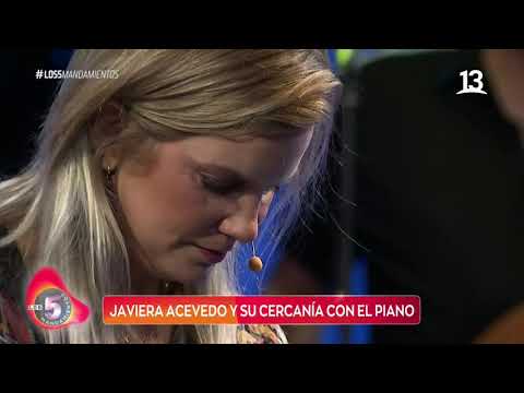 El talento oculto de Javiera Acevedo. Los 5 Mandamientos, Canal 13.