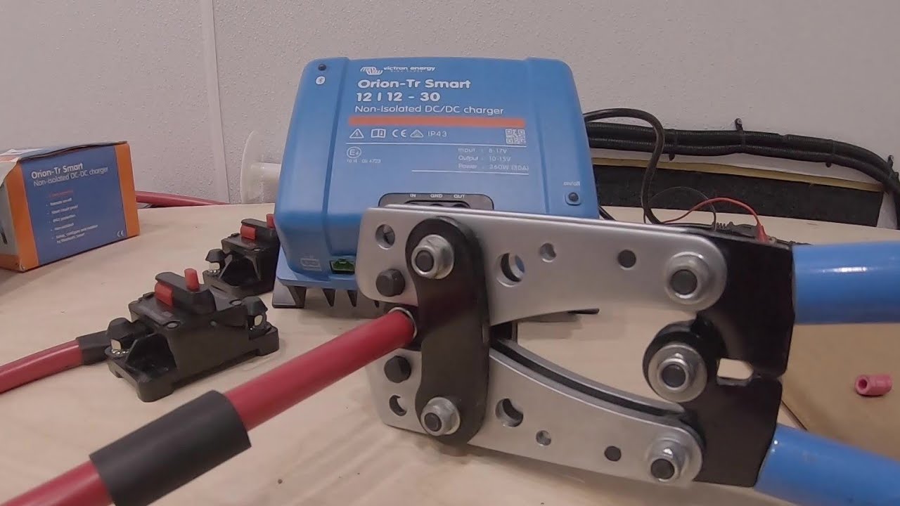 Victron Orion 12/12-30 DC To DC Charger Install | DIY Off Grid RV Van ...