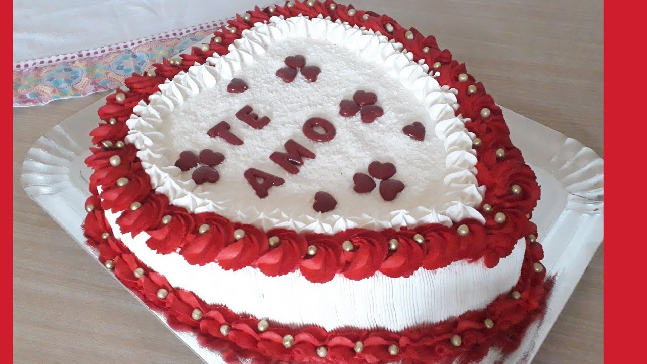 Bolo Especial dia das Mães | Bolo de coração | Recheios de Ninho com ...