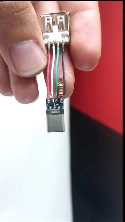How to Make Your Own OTG Type C Cable in 60 Seconds! #otg #Diyotg # ...