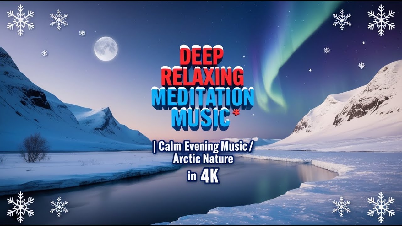 ️ Deep Relaxing Meditation Music | Calm Evening Music | Arctic Nature ...