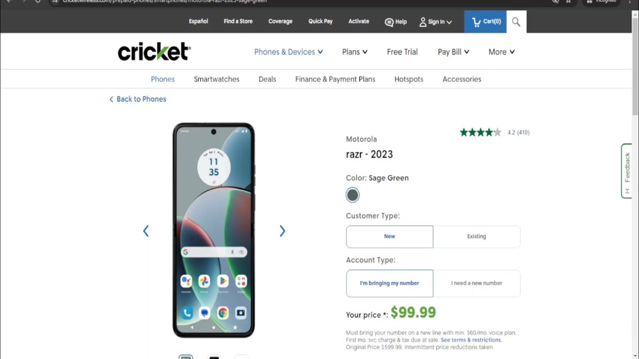 Looking for a Pocket-Friendly Phone? The motorola razr - 2023 (Cricket ...