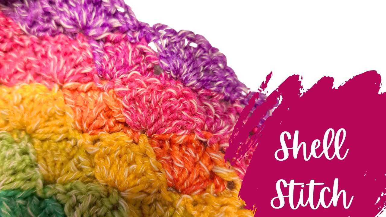 Easy Crochet Shell Stitch Beginner tutorial - YouTube