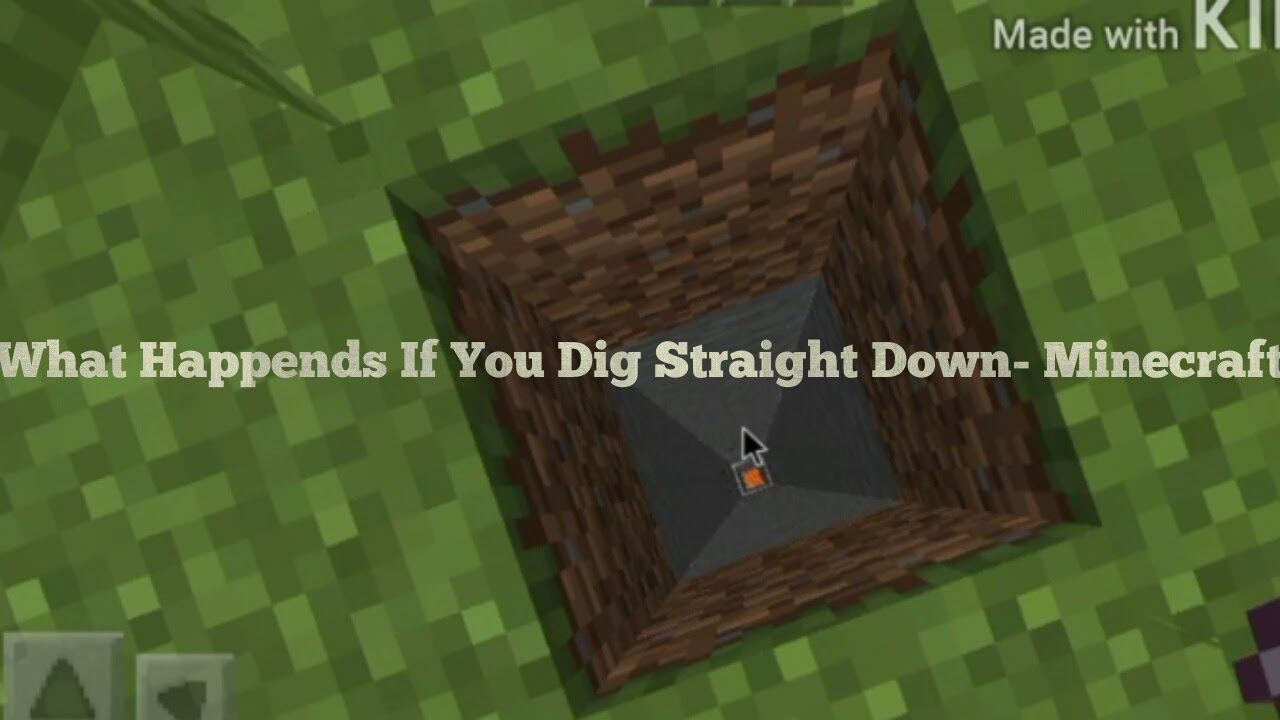 What Happends When You Dig Straight Down?- Minecraft - YouTube