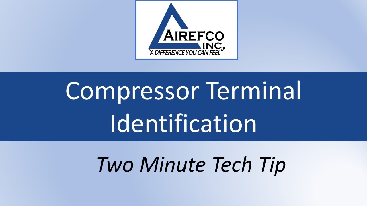 Compressor Terminal Identification - YouTube