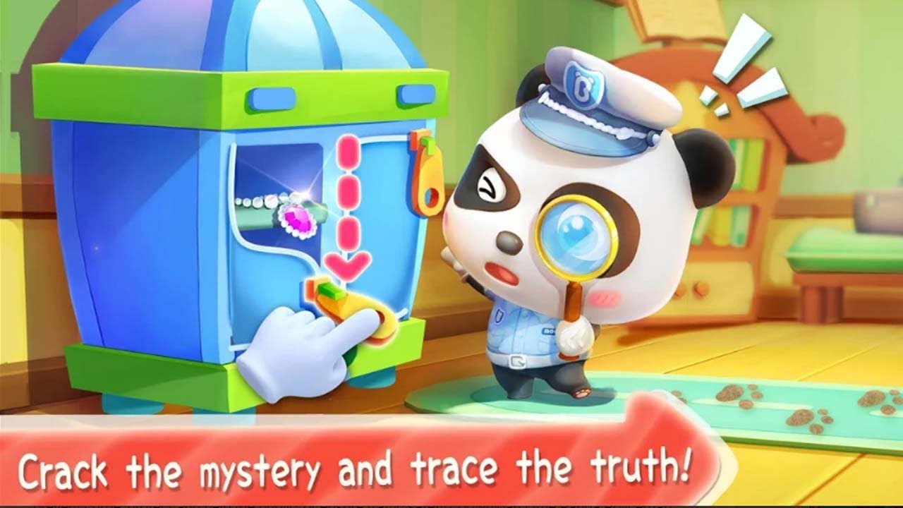 Little Panda Policeman|| Kids Game || Panda Police office helps to find ...