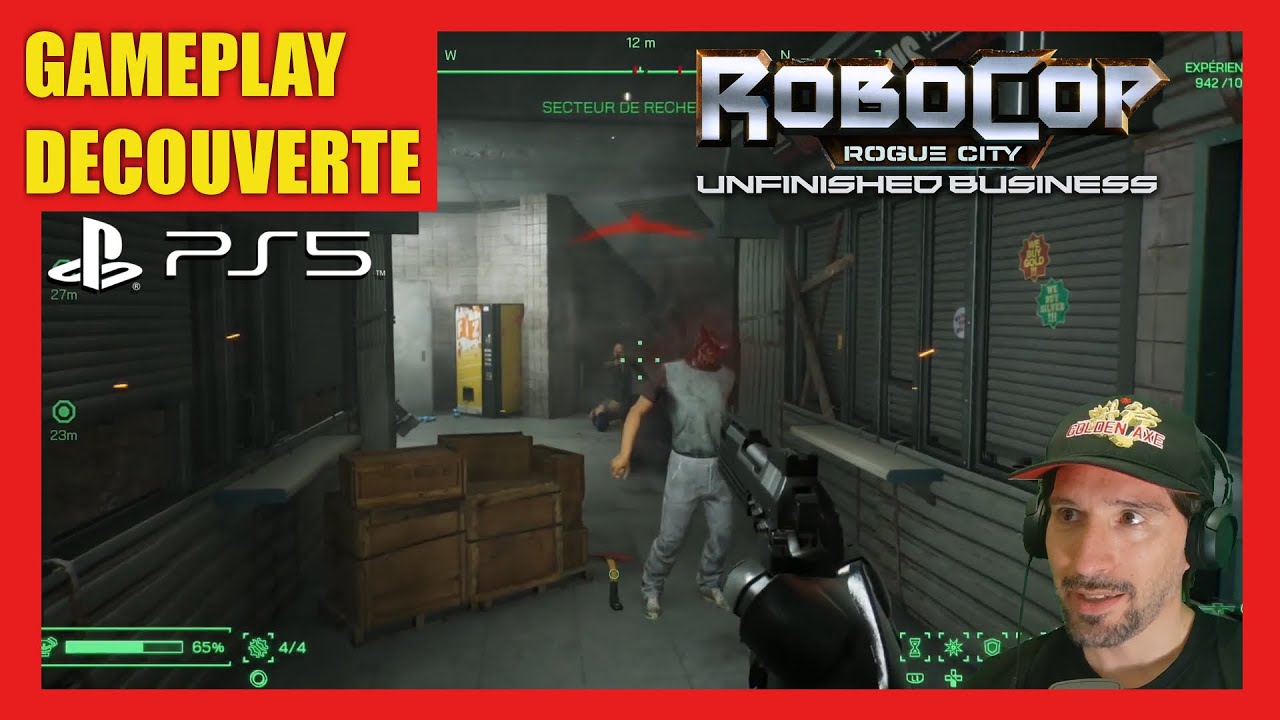 ROBOCOP UNFINISHED BUSINESS PS5 - GAMEPLAY DECOUVERTE - YouTube