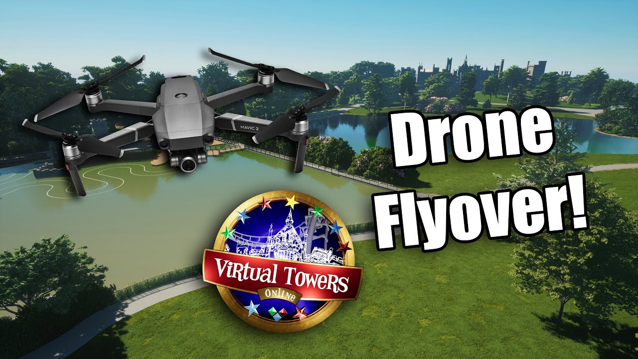 Virtual Towers Online - We send up the drone! - YouTube