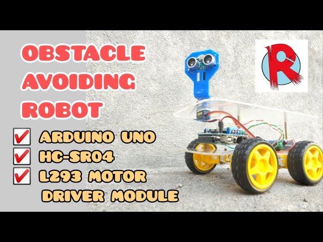 Arduino Obstacle Avoiding Robot Using L293d Motor Driver 43 Off