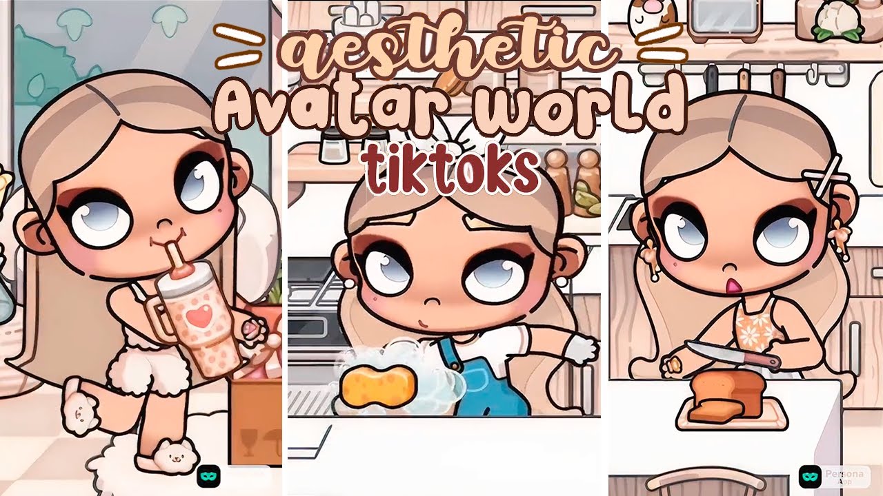 🕊️45 minutes of Aesthetic Avatar World (routines, roleplay, cooking etc ...