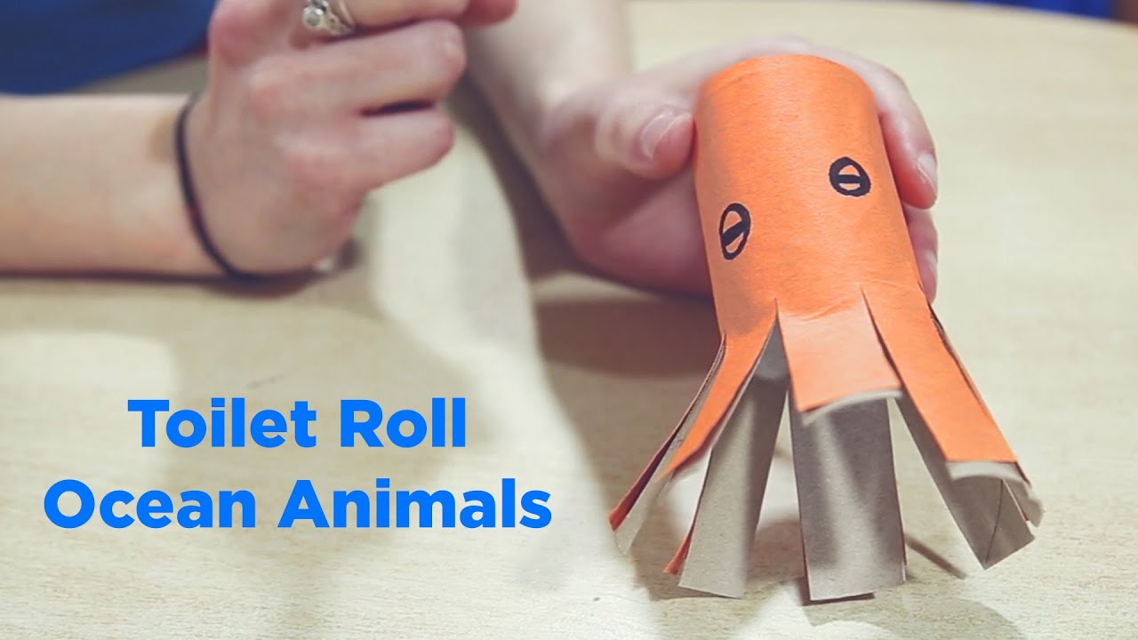Toilet Roll Ocean Animals - Aquarium Home Crafts (episode 1) - YouTube