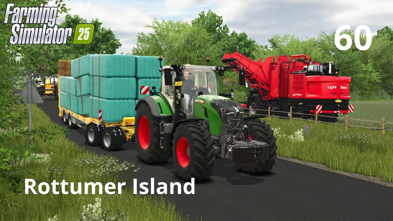 HARVESTING THE PEAS AND LOADING STRAW AND SILAGE BALES | ROTTUMER ...